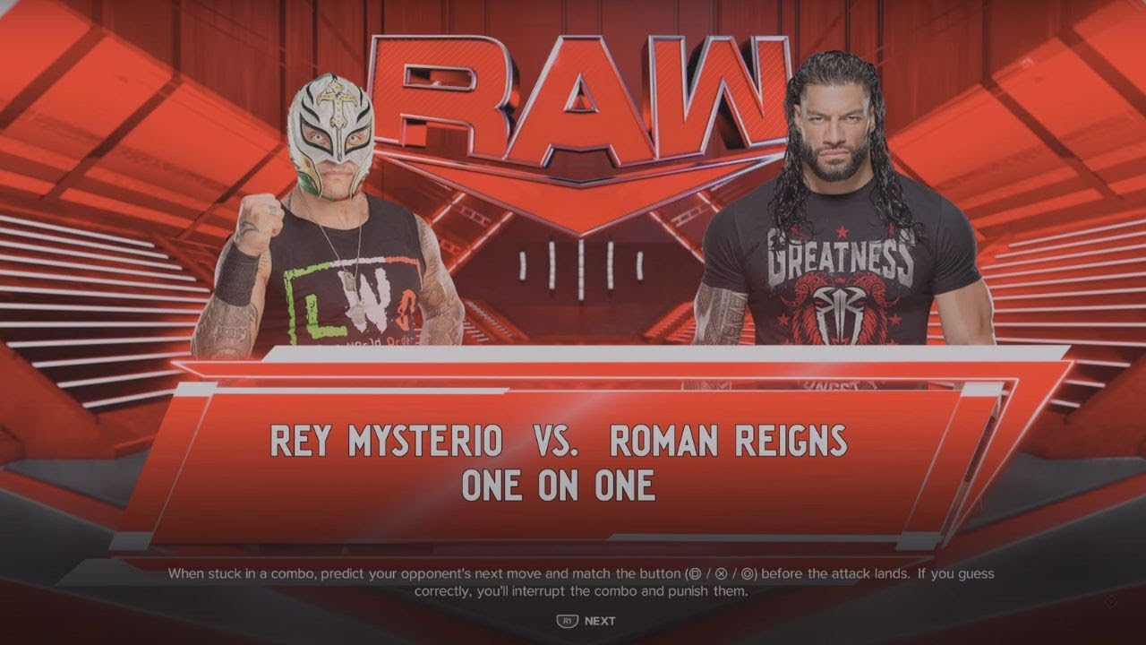 REY MYSTERIO VS ROMAN REIGNS - WWE 2K24 4K GAMEPLAY - YouTube