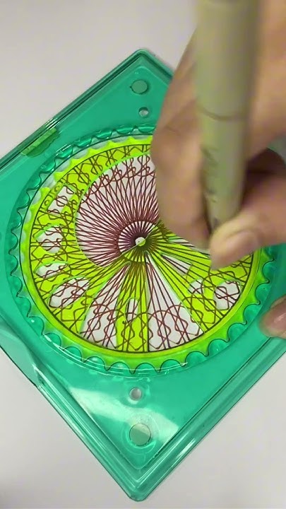Satisfying ASMR Spiral Patterns | Calming Spirograph Art for Stress-Free! #art #shorts # ...