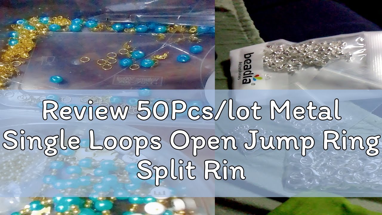 Review 50Pcs/lot Metal Single Loops Open Jump Ring Split Rings ...