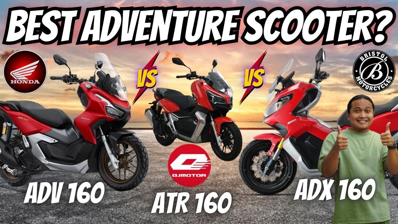 Honda ADV 160 vs. QJMotor ATR 160 vs. Bristol ADX 160 Alin ang Best ...