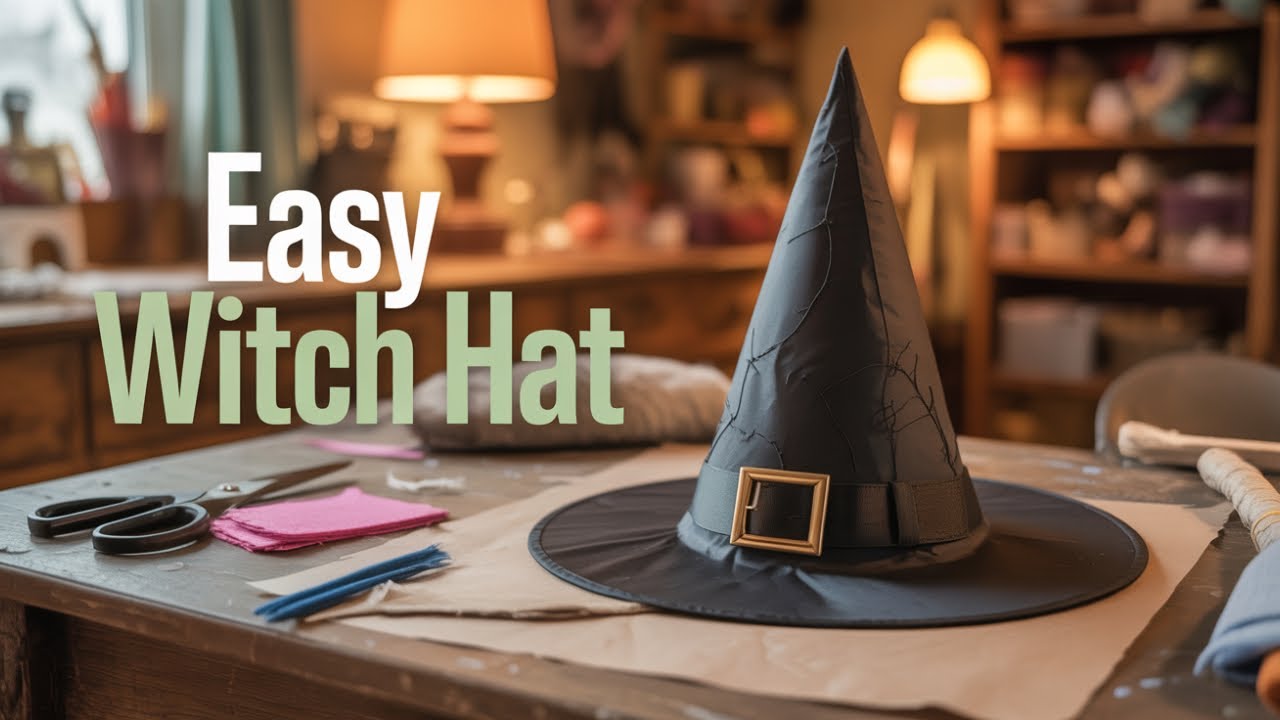 Easy DIY Witch Hat - Step By Step Guide - YouTube