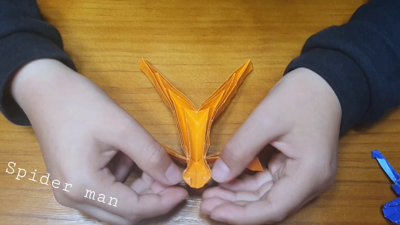 마블 스파이더맨 종이접기 How to fold MARVEL Spider man - YouTube