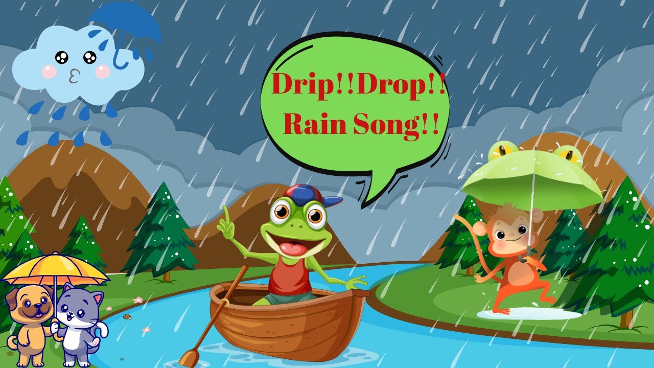 Drip, Drop, Rain Song | The Rain Song for Kids! - YouTube