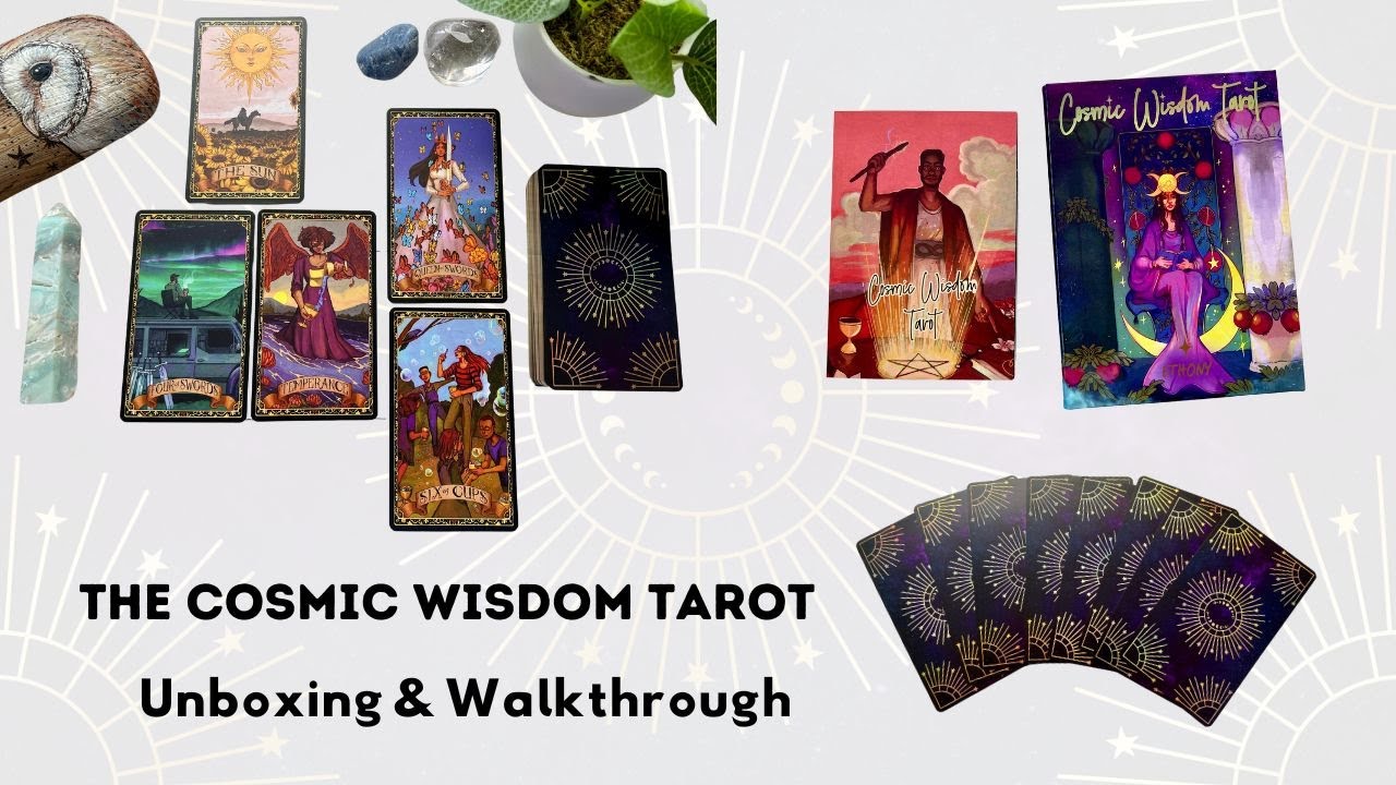 It's FINALLY HERE - My Cosmic Wisdom Tarot - Unboxing & Walkthrough ...