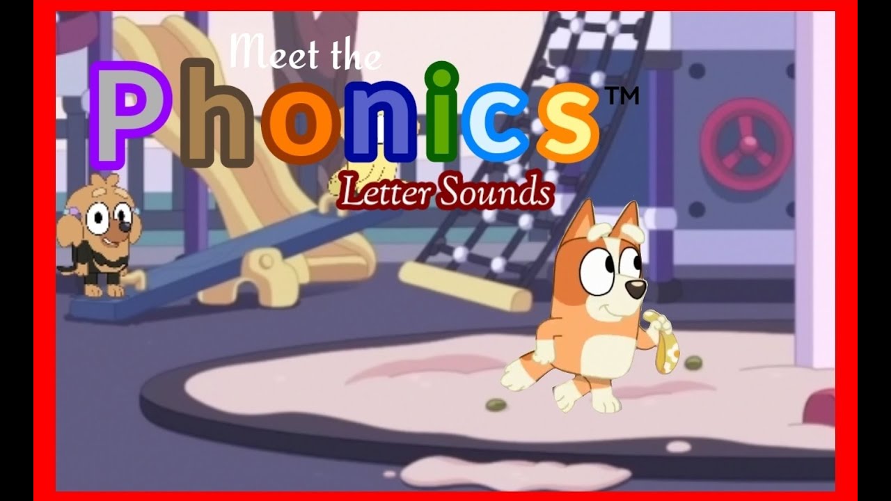 Bluey meet the Phonics Letter Sounds - j - YouTube