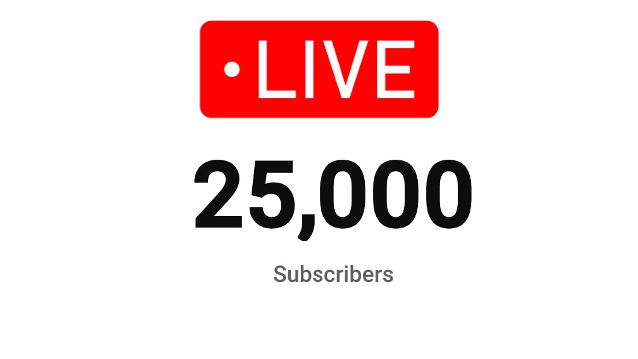 🔴 Hitting 25k Subscribers LIVE - YouTube