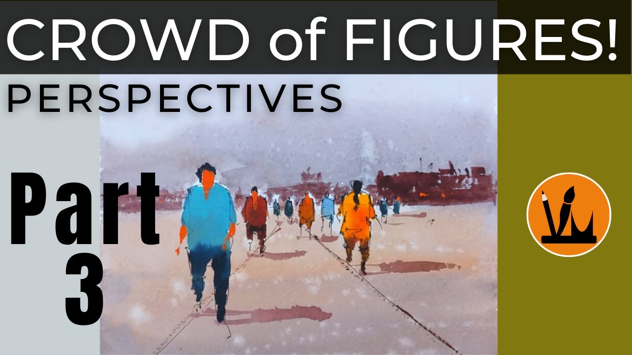 Perspective of GROUP of FIGURES - Part 3 | Understand the basics - YouTube