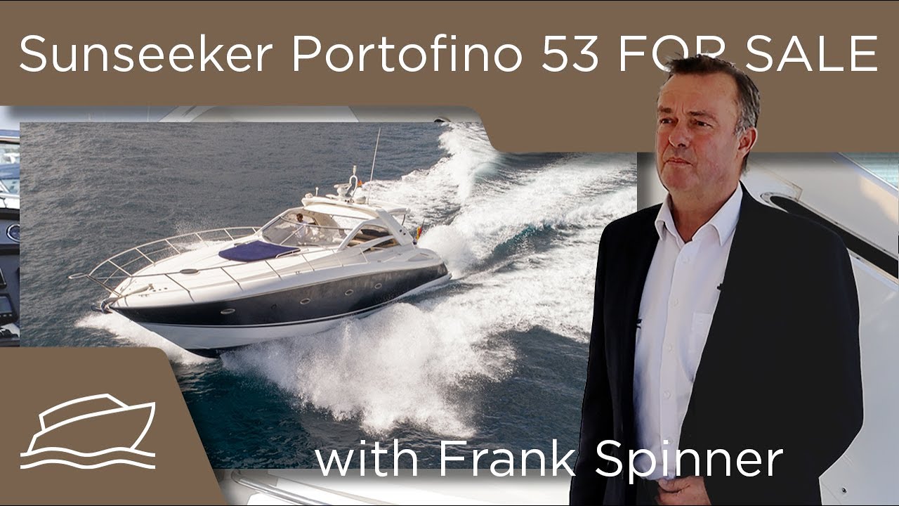 Sunseeker Portofino 53 with Frank Spinner - FOR SALE - YouTube