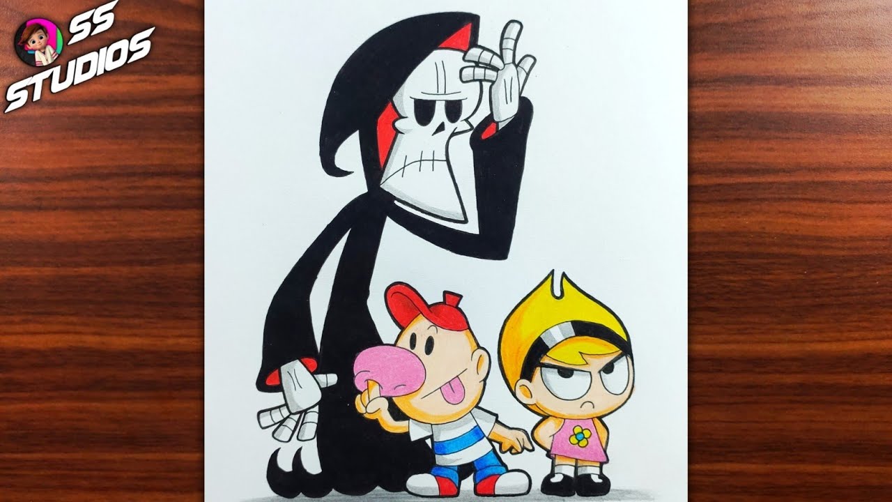 How to draw Haddi Mera Buddy Billy Mandy Haddi | Haddi Mera Buddy ...