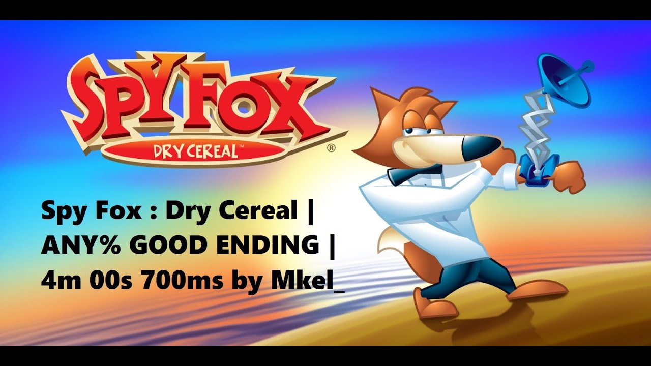 Spy Fox : Dry Cereal | ANY% GOOD ENDING | 4m 00s 700ms by Mkel_ - YouTube