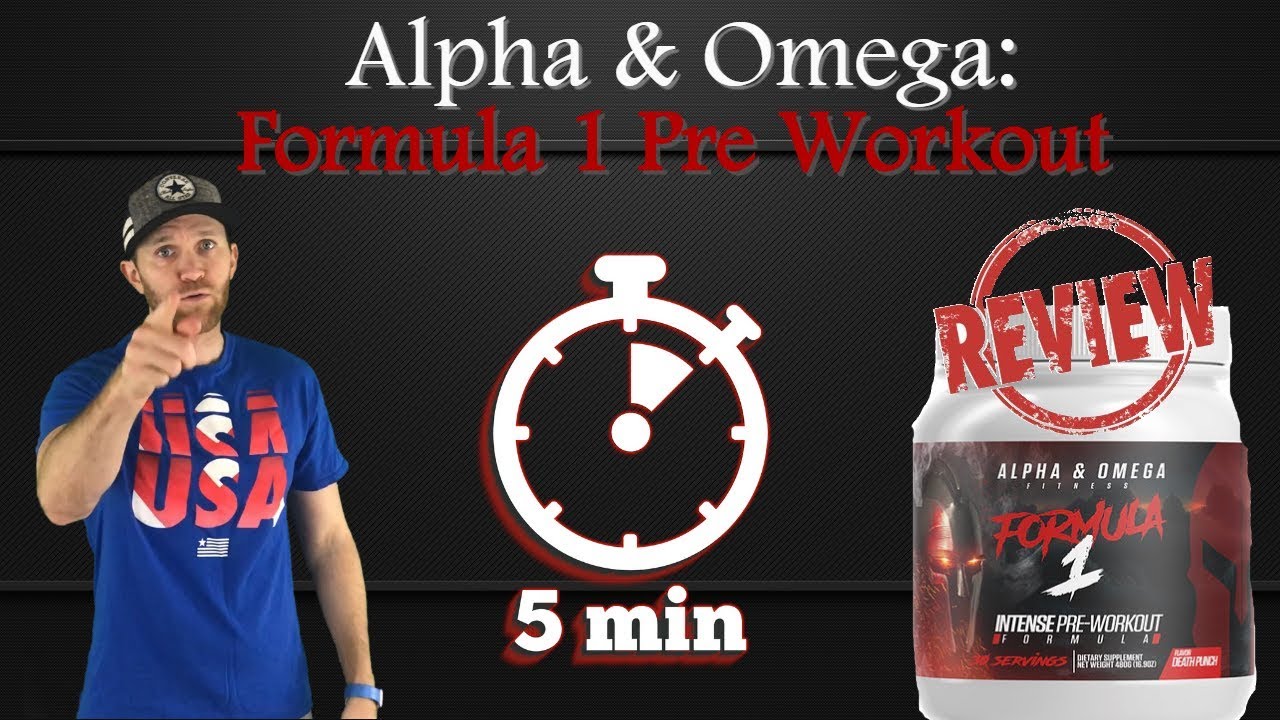 Alpha & Omega Formula 1 pre workout review | My honest review in under ...
