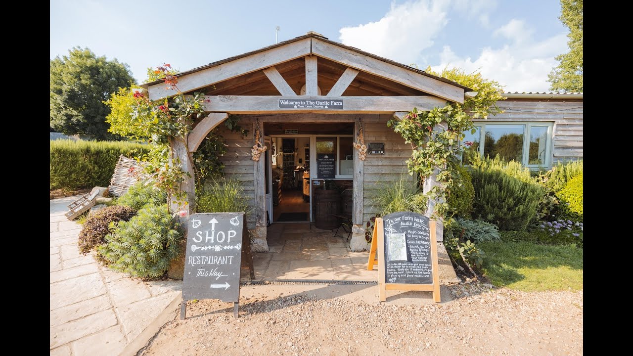 Visit The Garlic Farm Shop, Restaurant & Farm Walks - YouTube