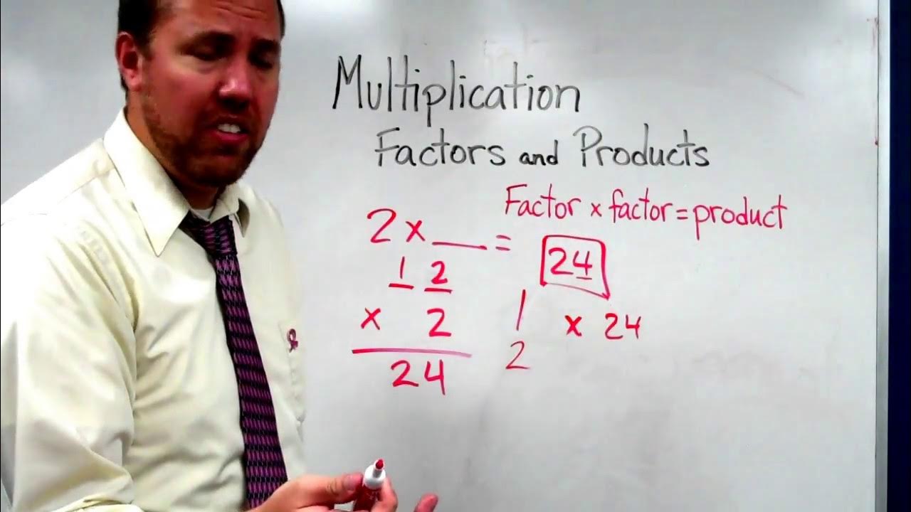 Multiplication: Factors and Products - YouTube