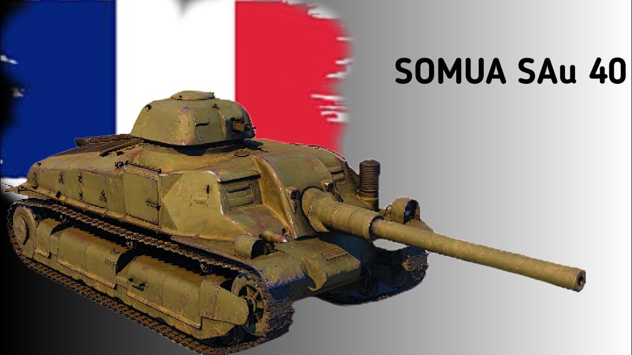 Review tank perusak SOMUA SAu 40 Prancis /tank company - YouTube