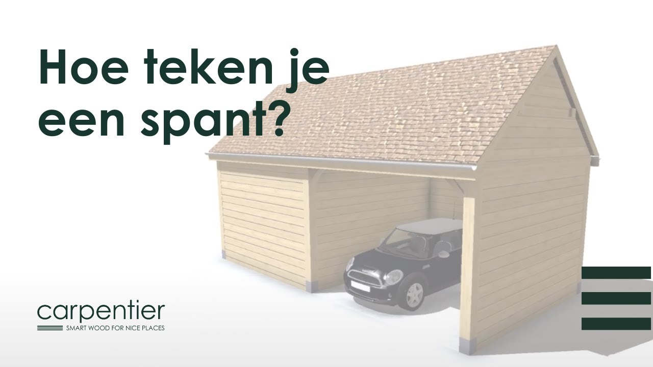 Hoe teken je een spant? - YouTube