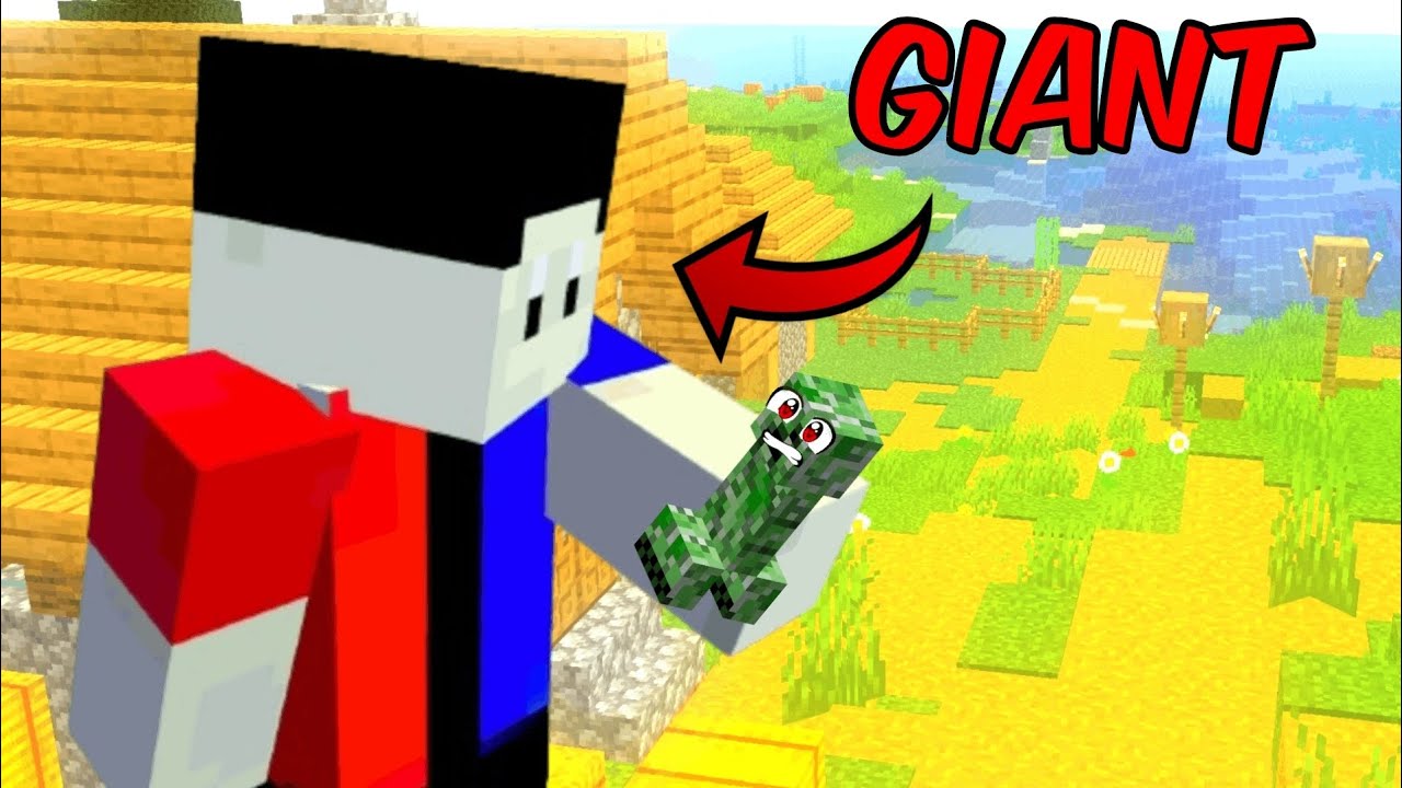 can I beat Minecraft but I am gaint - YouTube