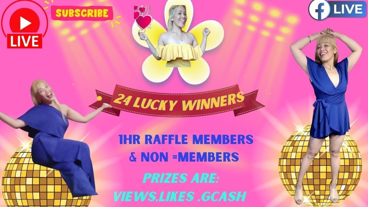 1HR RAFFLE OF 24 LUCKY MEMBERS & NON MEMBERS//EL LIFESTYLE USA - YouTube