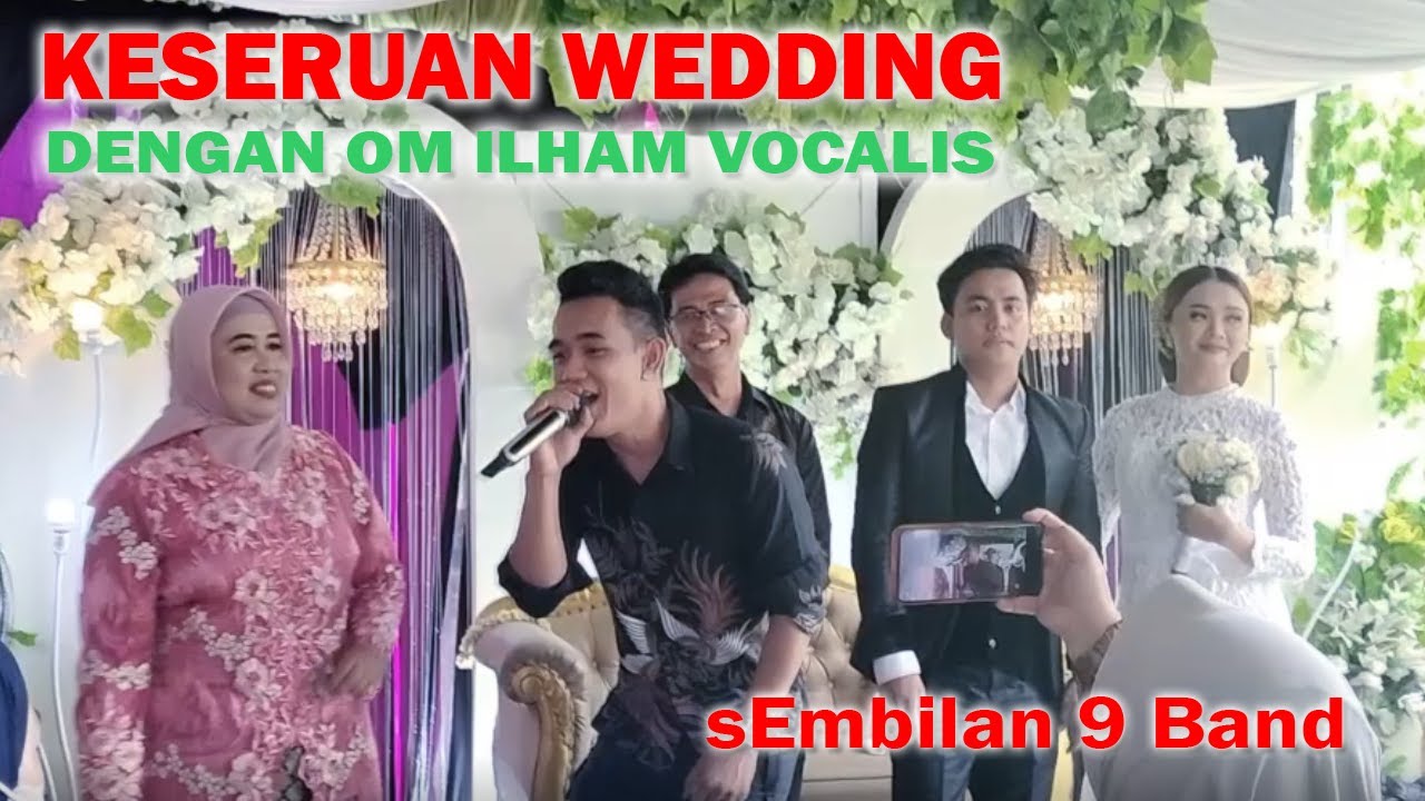 Hafizah Sembilan Band | Moment Wedding I Ilham Vokalis 9 Band - YouTube