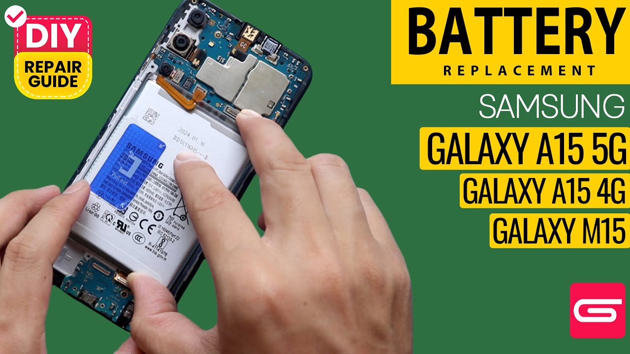 Samsung Galaxy A15 5G Battery Replacement - YouTube