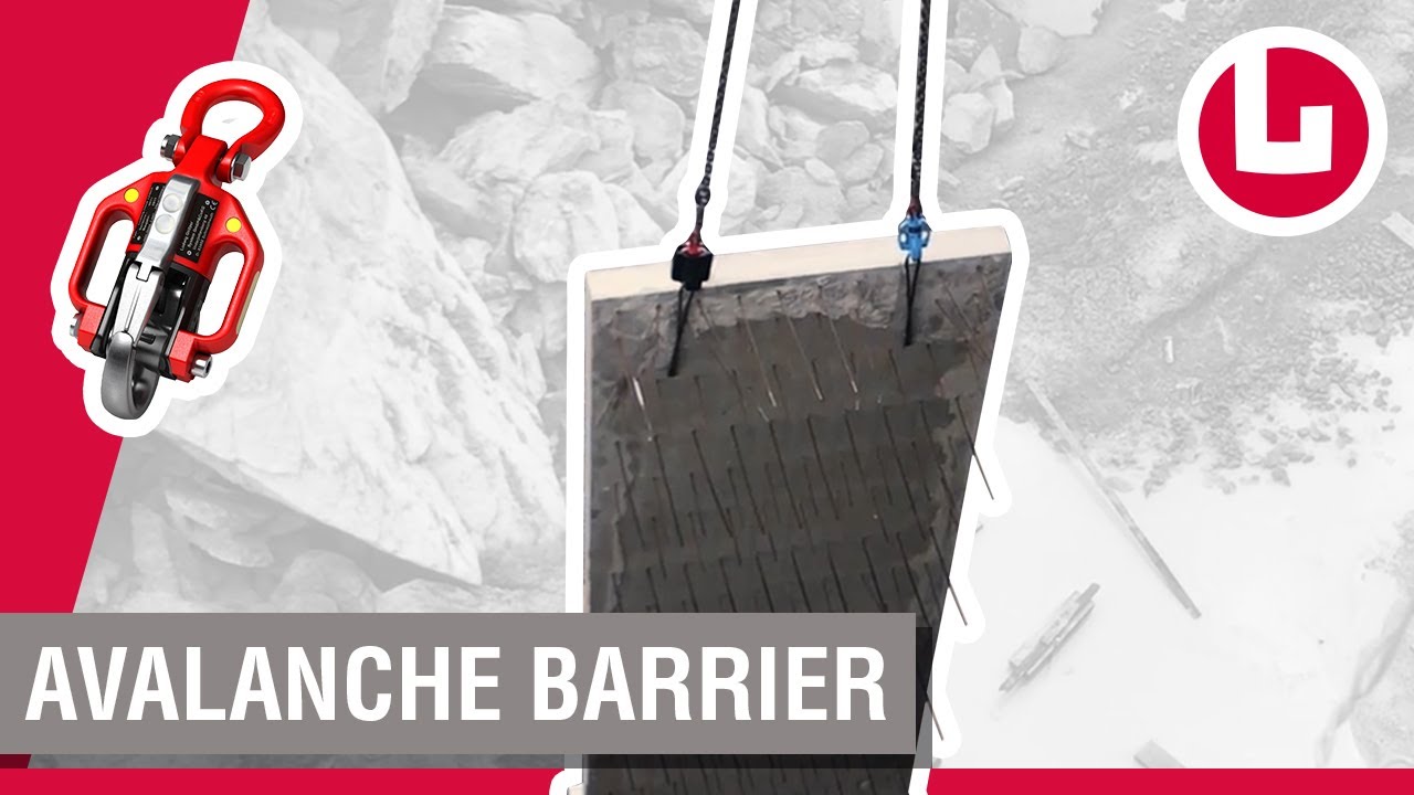 Precast Elements / Avalanche Protection / Ludwig Hook 5T - YouTube