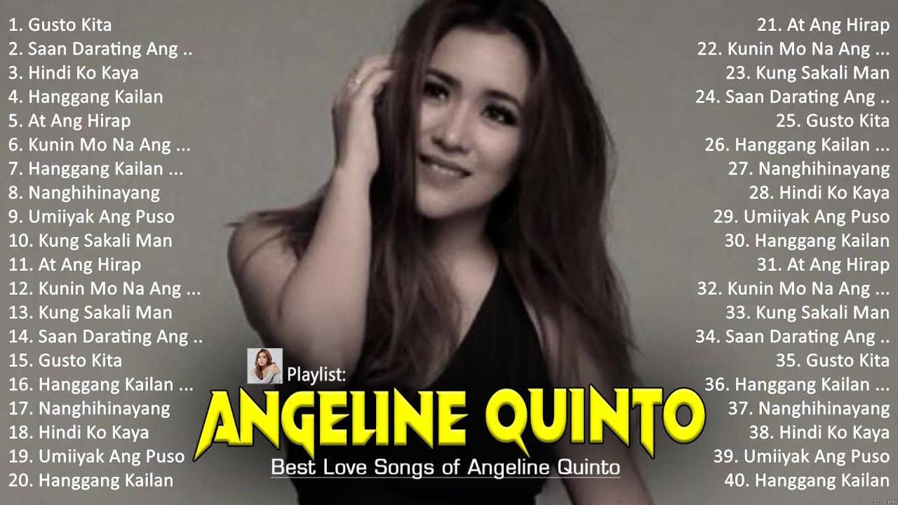 Angeline Quinto Full Album ~ Angeline Quinto 2024 ~ Angeline Quinto Top ...
