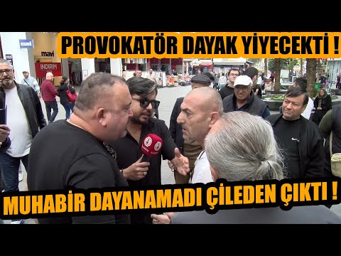 Yürüyen Cehalet Dayak Yiyecekti ! Röportajı Provoke Etti Linç Yedi ! Muhabir çileden çıktı !