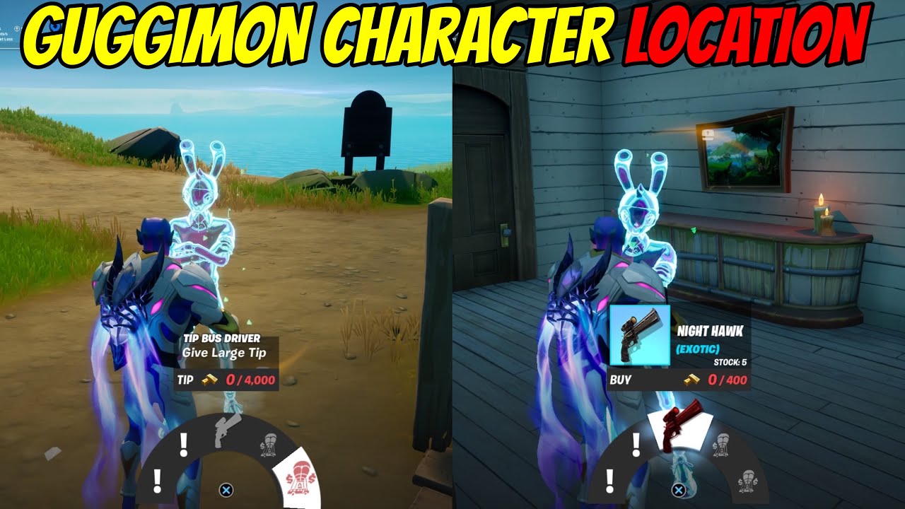 Guggimon Character #3 Fortnite Location | Chapter 2 Season 7 - YouTube