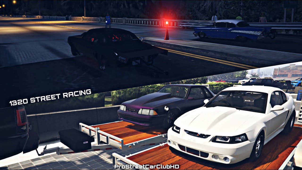 (PC) GTA FiveM: 1320 Street Racing| Drag Racing On A Bridge With 1200 ...