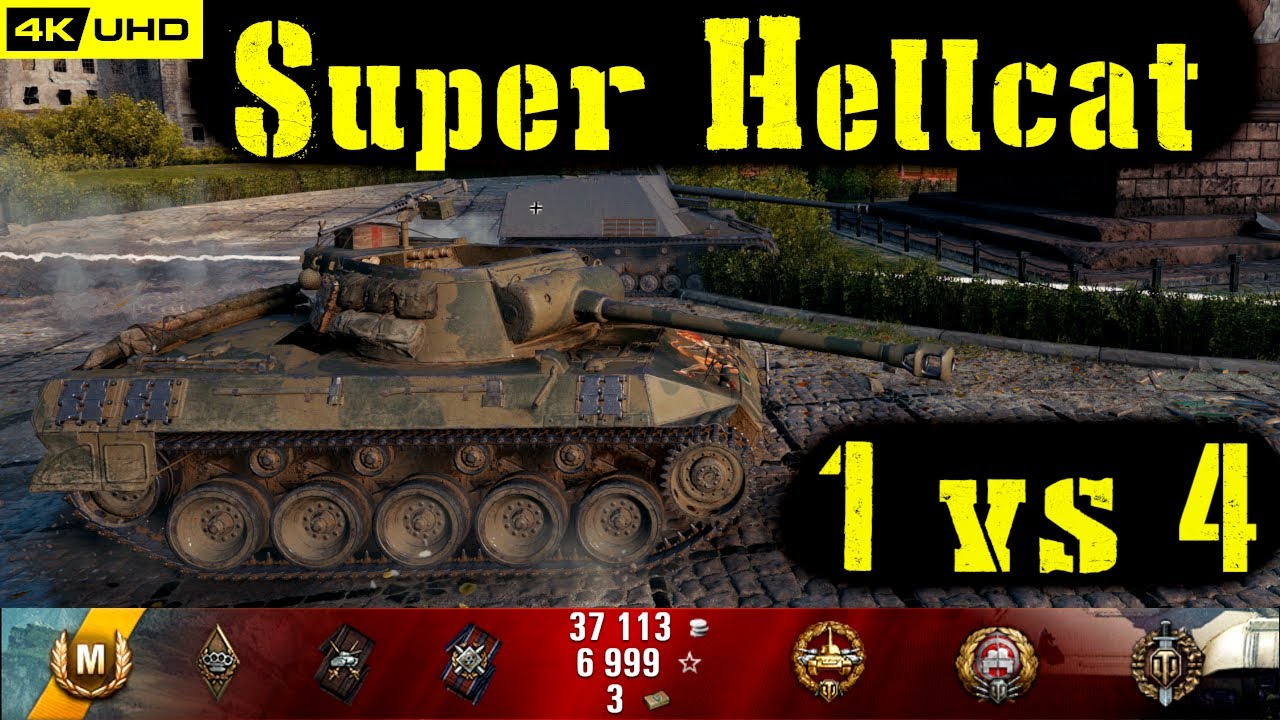 World of Tanks Super Hellcat Replay - 6 Kills 4.3K DMG(Patch 1.6.1 ...