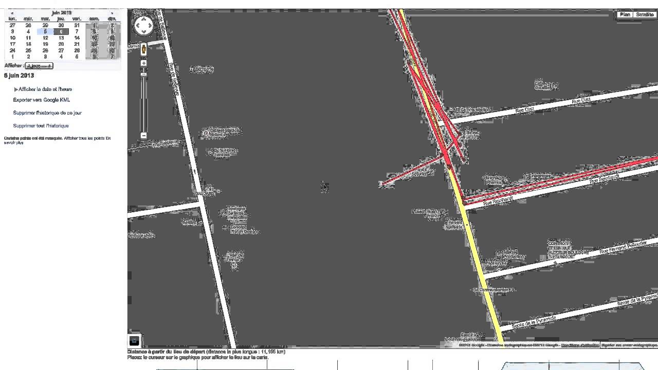 Google - Historique des positions géographiques - YouTube
