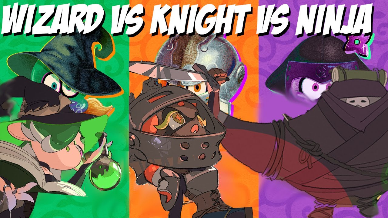 Splatoon 3 Splatoween Splatfest Wizard Vs. Knight Vs. Ninja Gameplay ...
