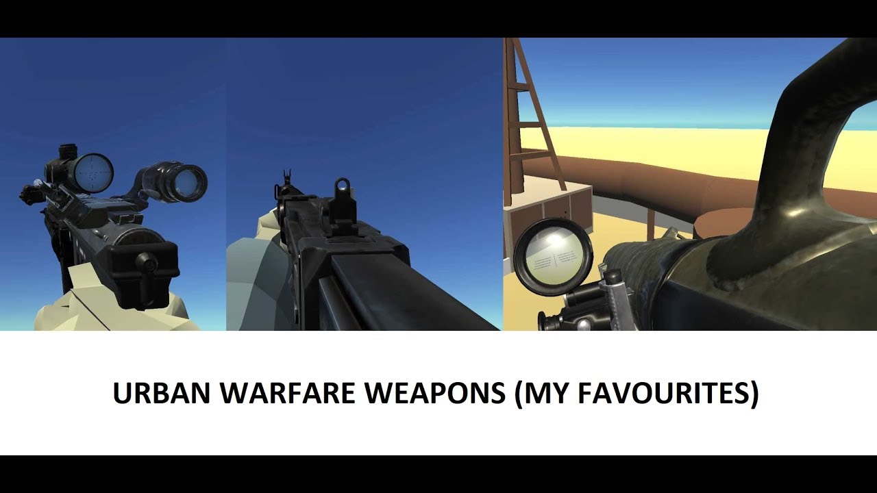 Urban Warfare Weapons (My favourites) - Ravenfield Community Weapons ...