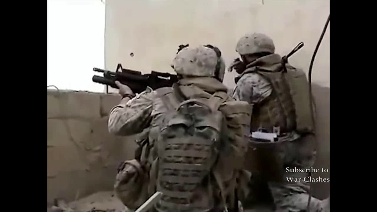 War | US Marines in Combat During Operation in Ramadi, Iraq War 2006 ...