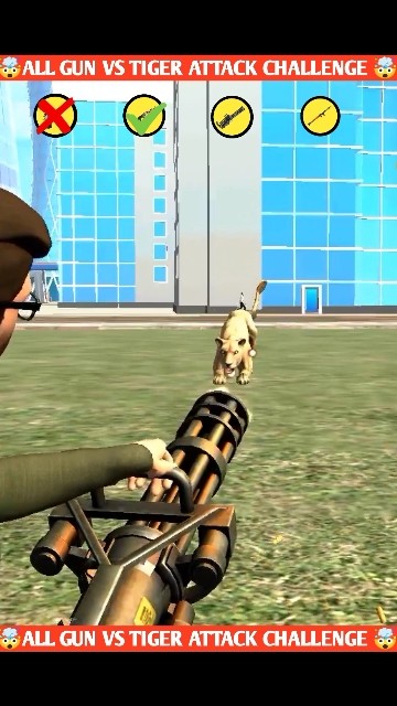 🤯ALL GUNS VS TIGER ATTACK CHALLENGE 💥 || INDIAN BIKE DRIVING 3D | # ...