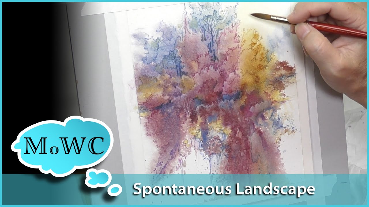 Watercolor Pencil Line Over Wash. Fun, Stylized, Spontaneous! - YouTube