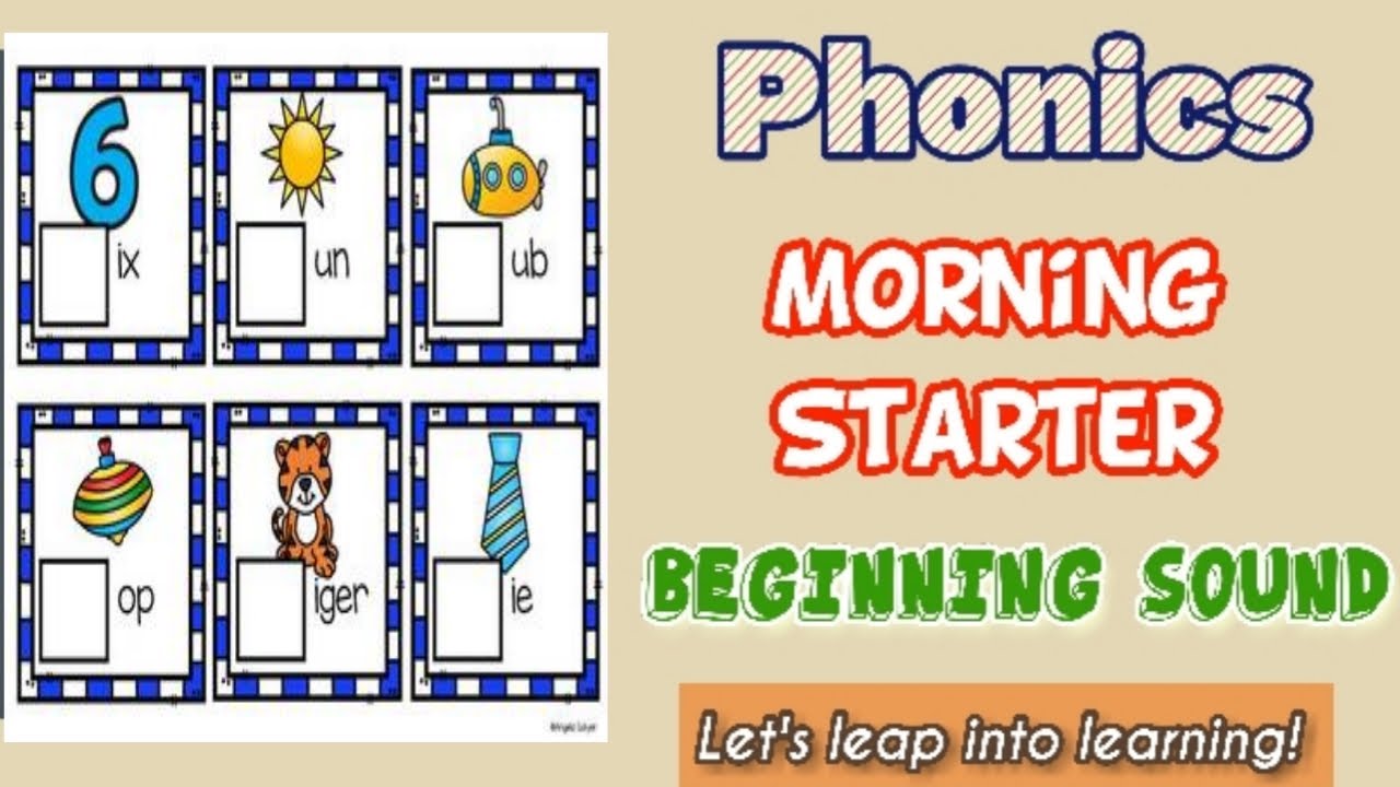 Phonics Morning Starter:Beginning Sound | Circle Time Activity ...