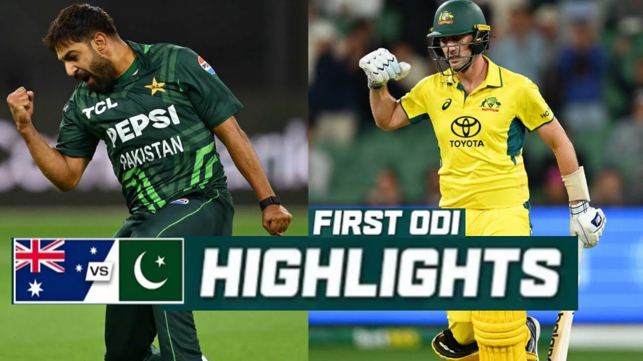Pakistan Vs Australia Full Highlights | First ODI | PAK VS AUS ODI ...