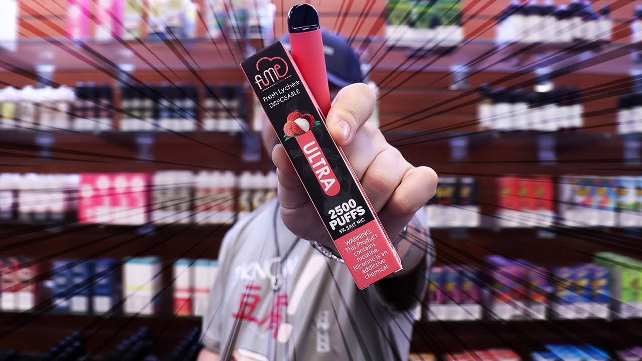 FUME ULTRA FRESH LYCHEE Disposable Vape Review - YouTube