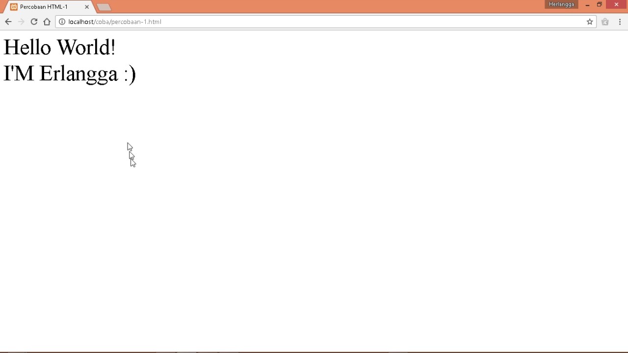 Latihan HTML 1 - YouTube