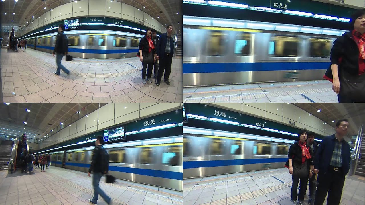 180° Fisheye Panorama -- Whole MRT Station Monitor - YouTube