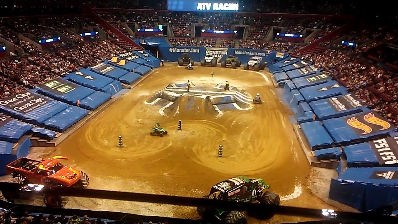 monster jam sunrise atv racing saturday - YouTube
