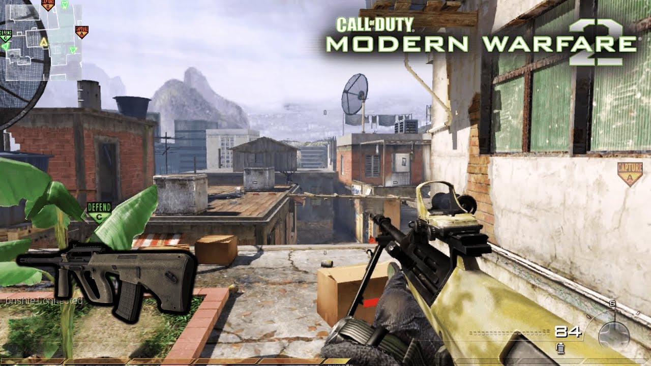 AUG HBAR On Favela | Call of Duty: Modern Warfare 2 - Domination ...