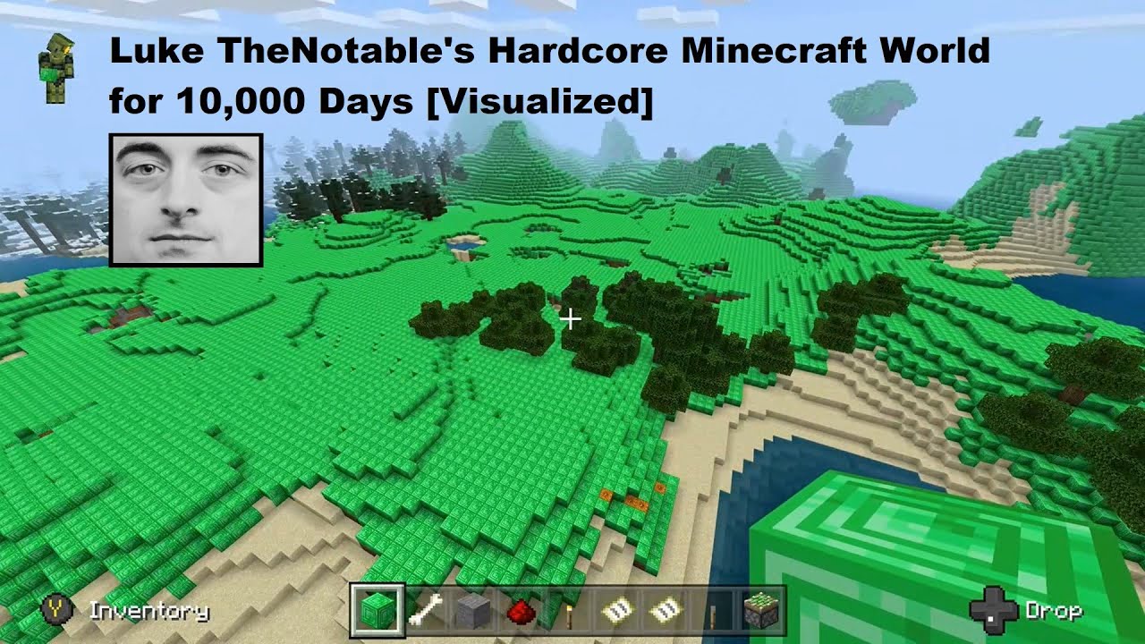 Luke TheNotable - Hardcore Minecraft World for 10,000 Days - YouTube
