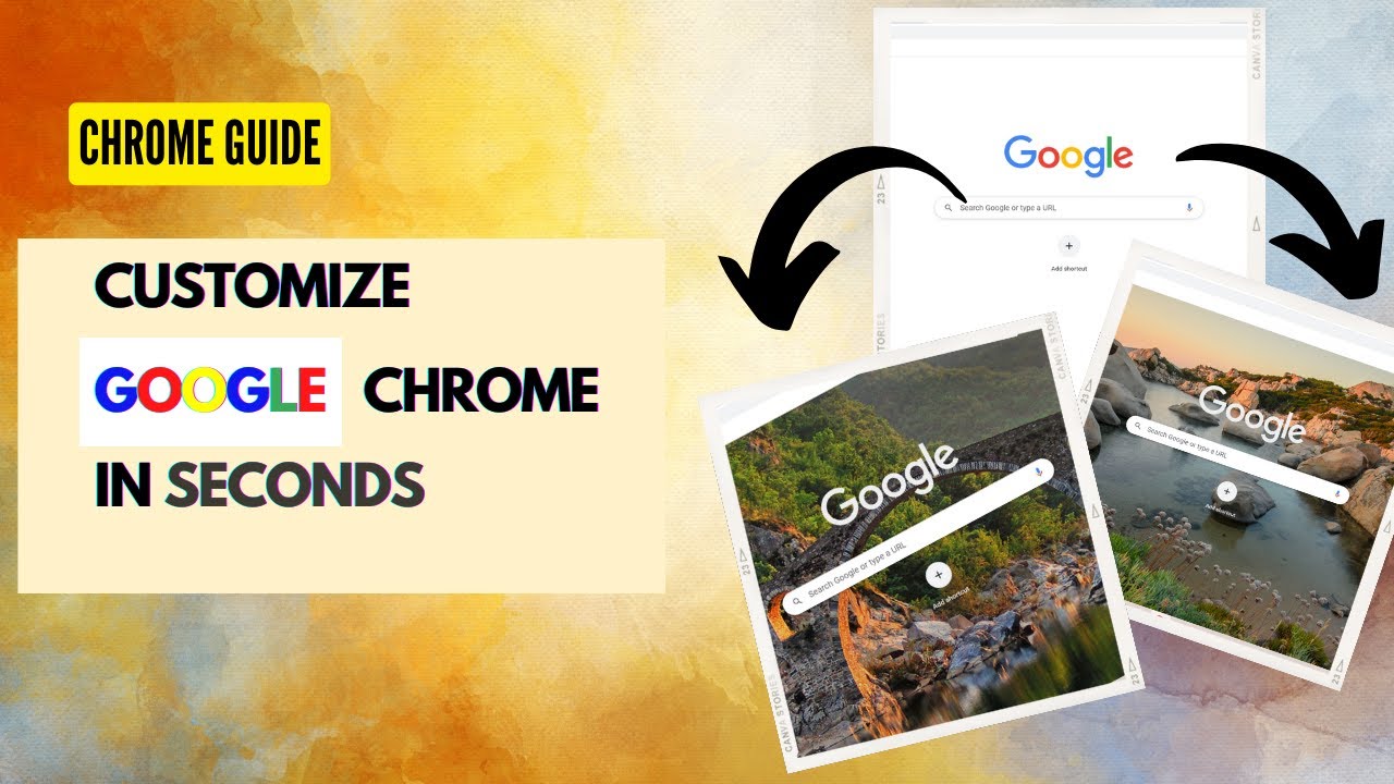 CUSTOMIZE GOOGLE CHROME HOME PAGE|#chrome #customize #technology - YouTube