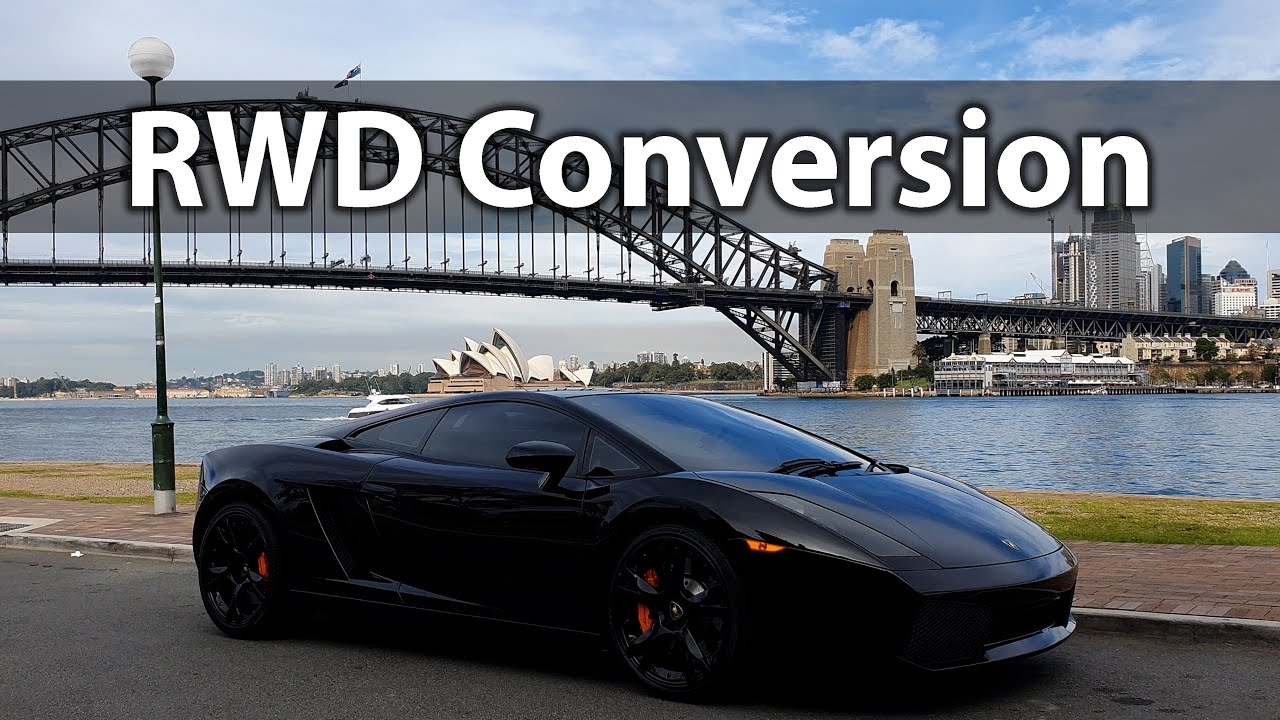 Gallardo Rear Wheel Drive Conversion Review - YouTube