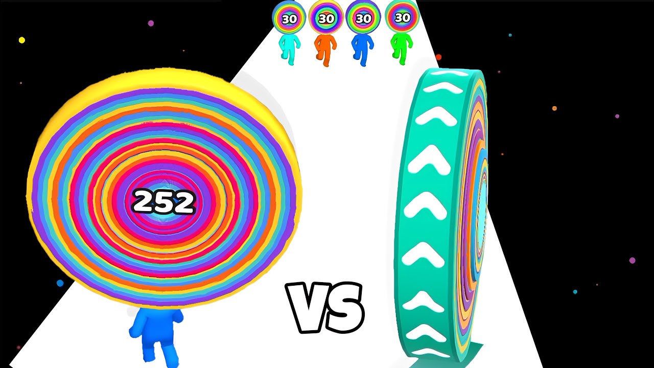 Layer Man Run 3D Vs Peel Runner - ASMR GAMEPLAY - YouTube