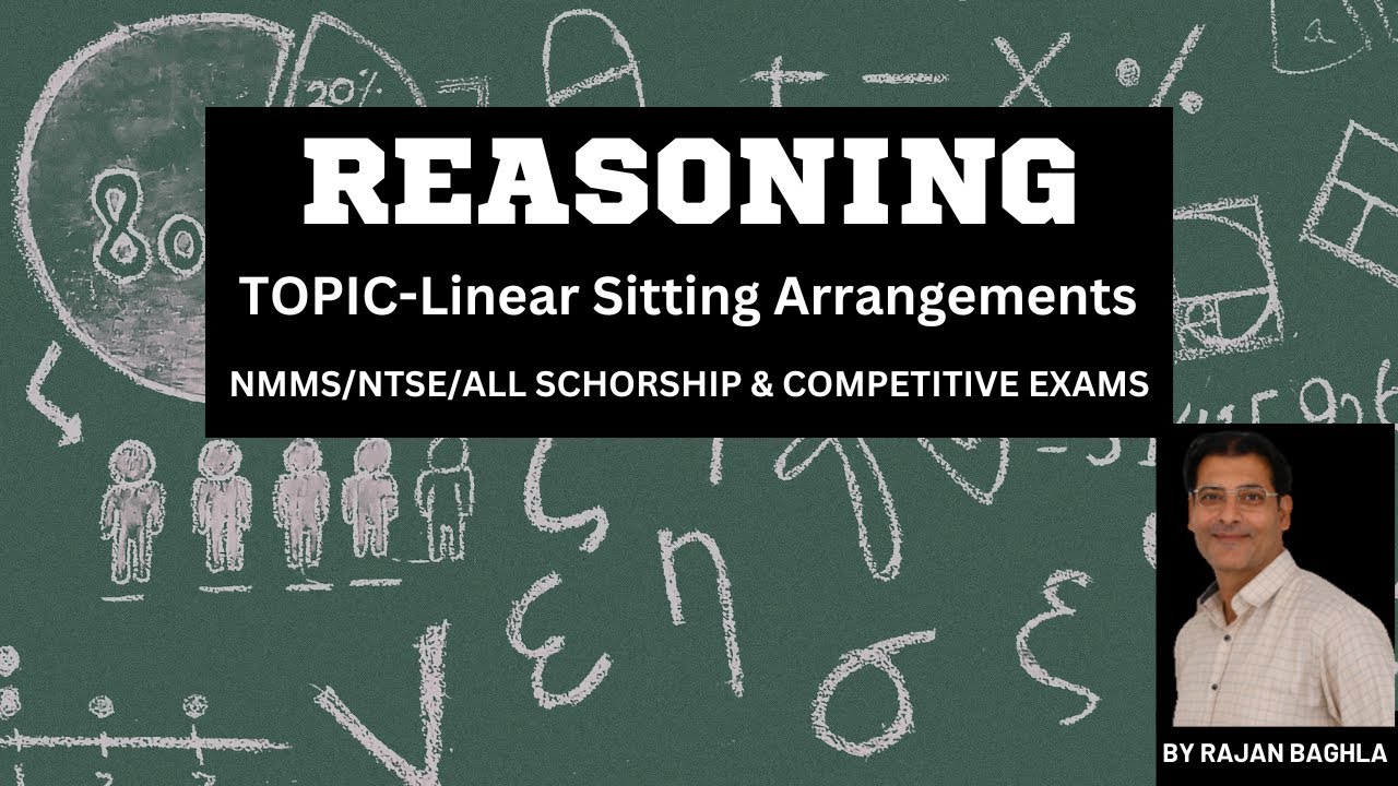 5:30 PM || REASONING || Linear Sitting Arrangements || NMMS || NTSE ...