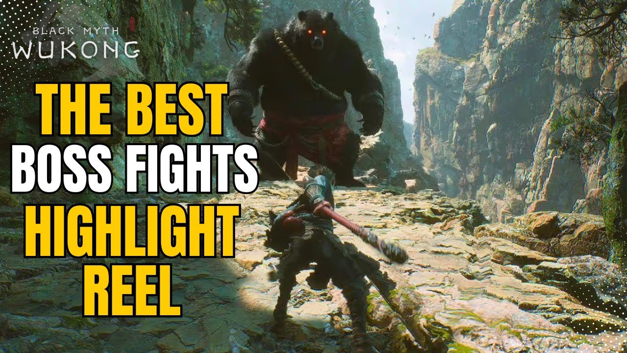 Best Boss Fight Moments HIGHLIGHT REEL - Preview Edition - Black Myth ...
