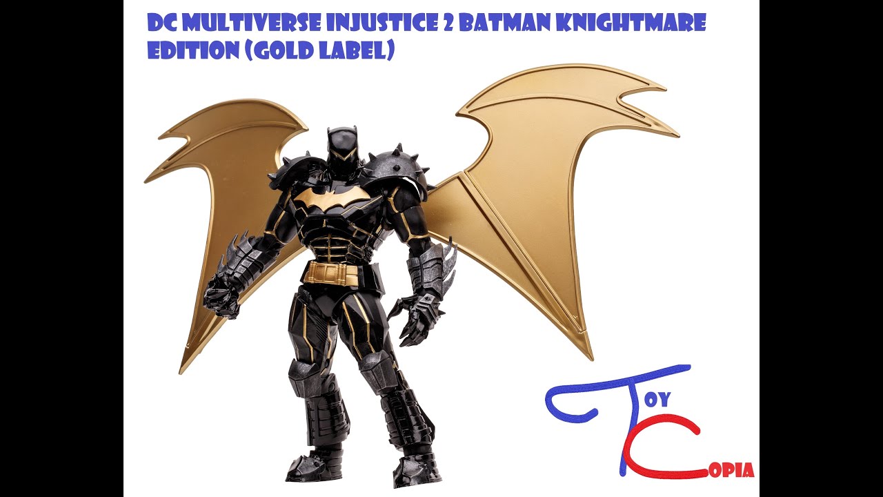 DC Multiverse Injustice 2 BATMAN KNIGHTMARE EDITION GOLD LABEL action ...