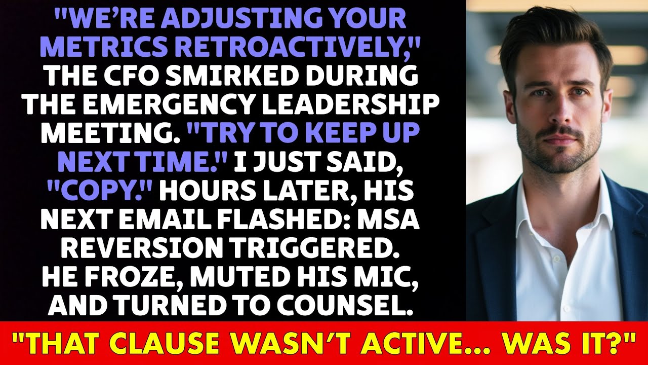 The CFO Thought I Was Invisible… Until I Activated the Clause That ...